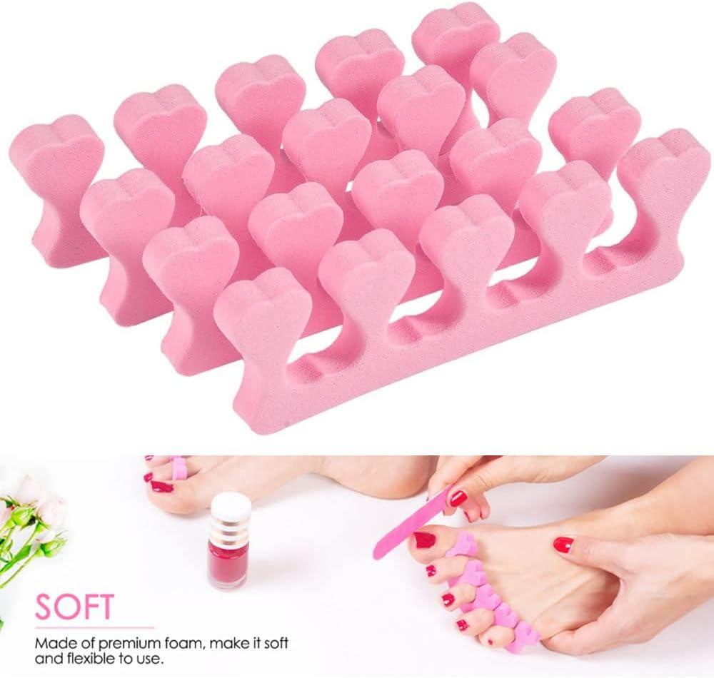 Sponge Toe Separator - 20 Pcs Nail & Toenail Separation Pad for ...