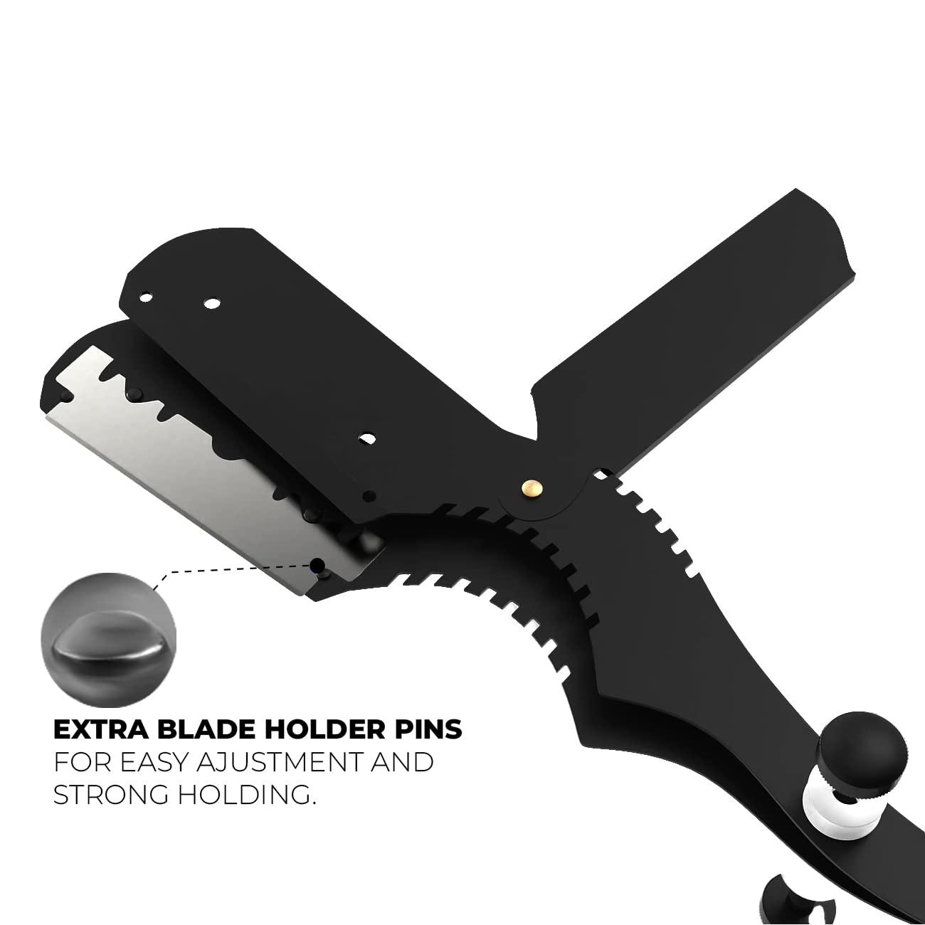 Cut Factory Straight Razor with 100 Platinum Treat Blades ...