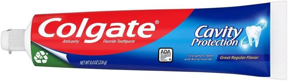 Colgate Cavity Protection Toothpaste 8 oz - Effective Cavity Defense ...
