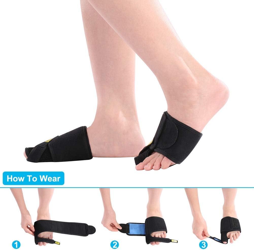 Bunion Corrector - Big Toe Splint Brace & Nighttime Toe Separator for ...