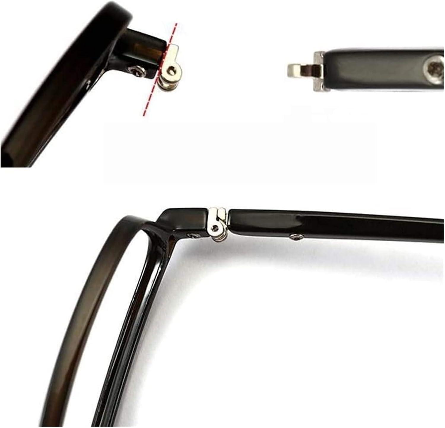 RANARA Matte Black Eyeglass Replacement Temples - Durable Plastic End ...