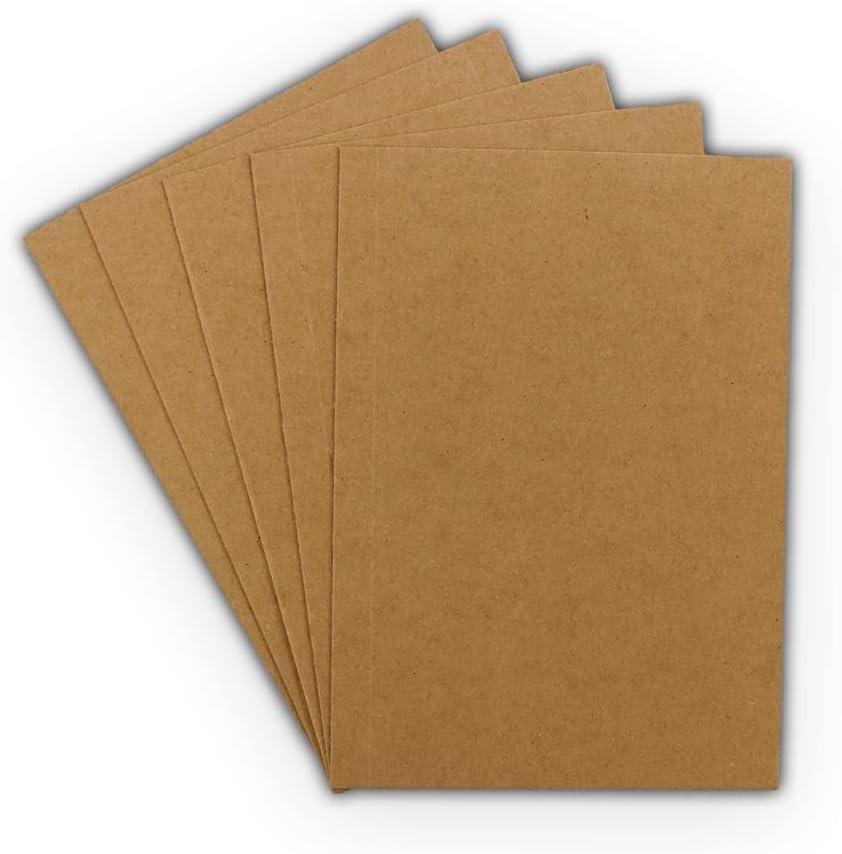 50 EcoSwift 5x7 Chipboard Sheets for Scrapbooking & Packaging - 5x7 ...
