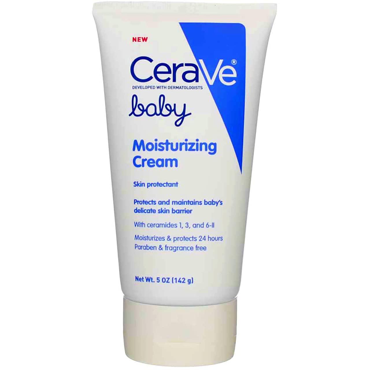CeraVe Baby Moisturizing Cream 5oz (Pack of 2) - Gentle Skincare for ...