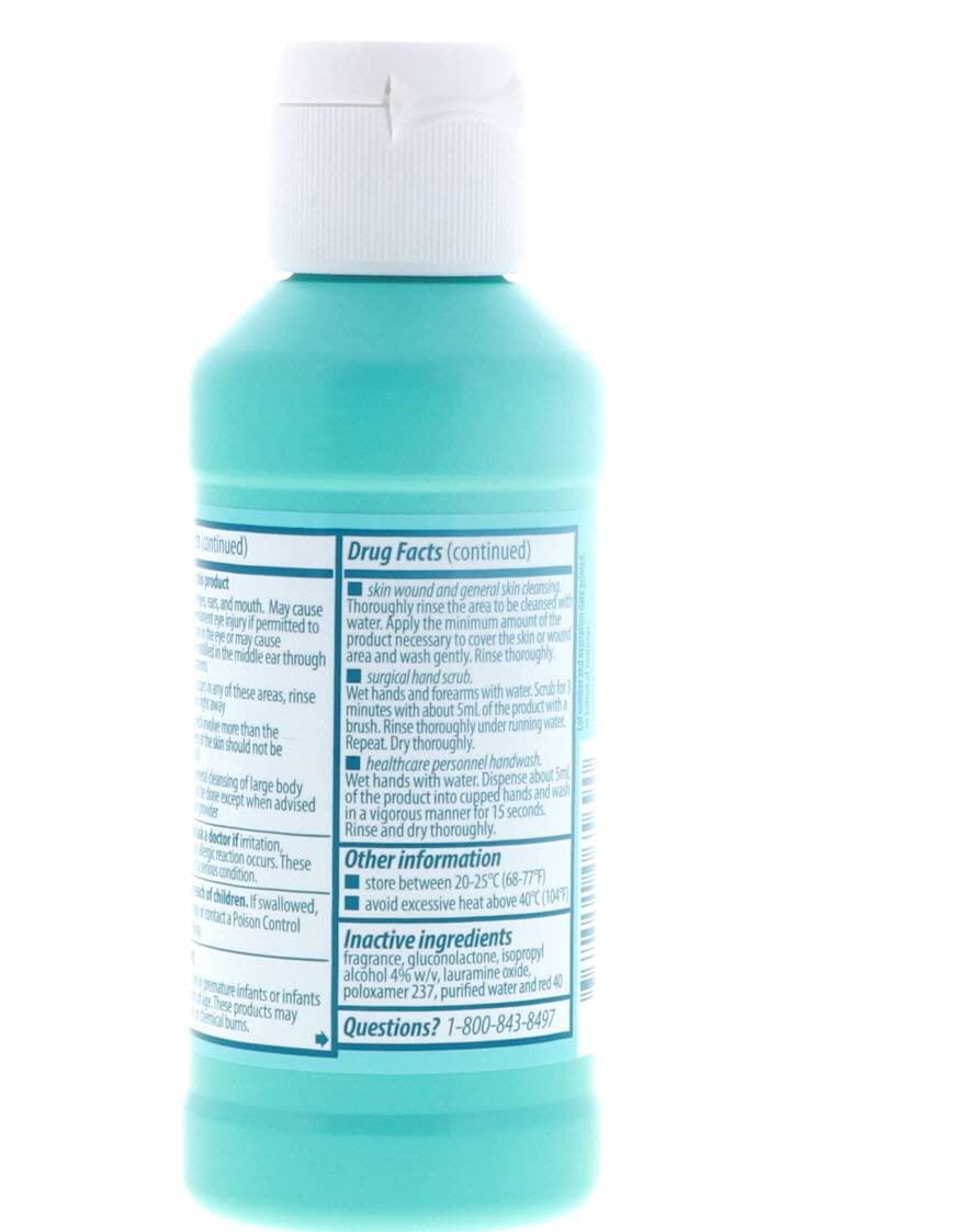 Hibiclens Antiseptic Skin Cleanser 4 oz Bottle - Pack of 5 | Effective ...