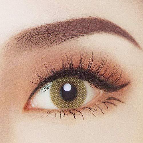 Buy Amber Yellow Contact Lenses - Prescription-Free Slightly Opaque ...