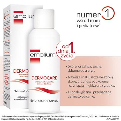 Emolium Bath Emulsion for Dry Atopic Skin - 400ml for Babies & Adults ...