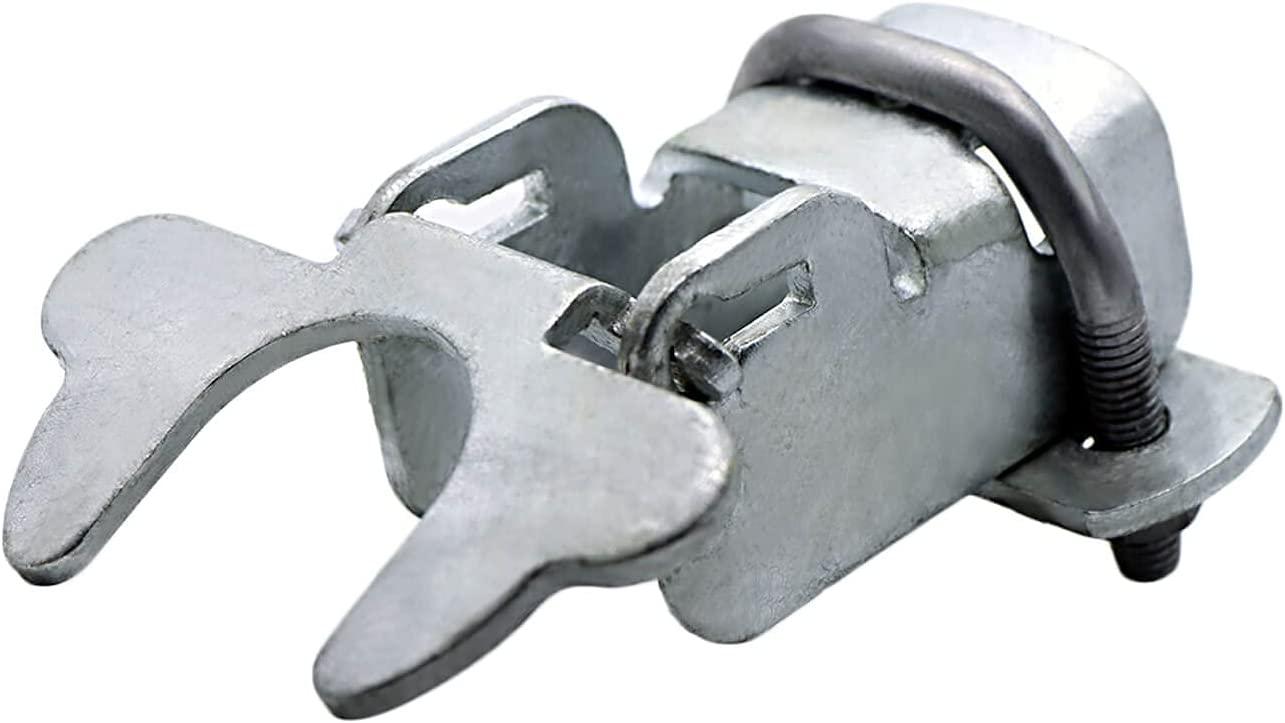 1-3/8 x 1-3/8 Galvanized Steel Kennel Gate Latch for Chain Link Fence ...