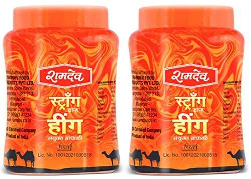 Ramdev STRONG Hing (Asafetida) 100g Twin Pack - Premium Quality Spice ...