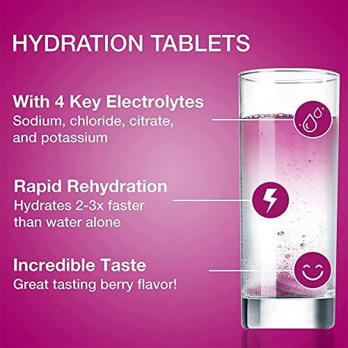 Hydralyte Berry Flavoured Electrolyte Tablets - 80 Vegan & Gluten-Free ...