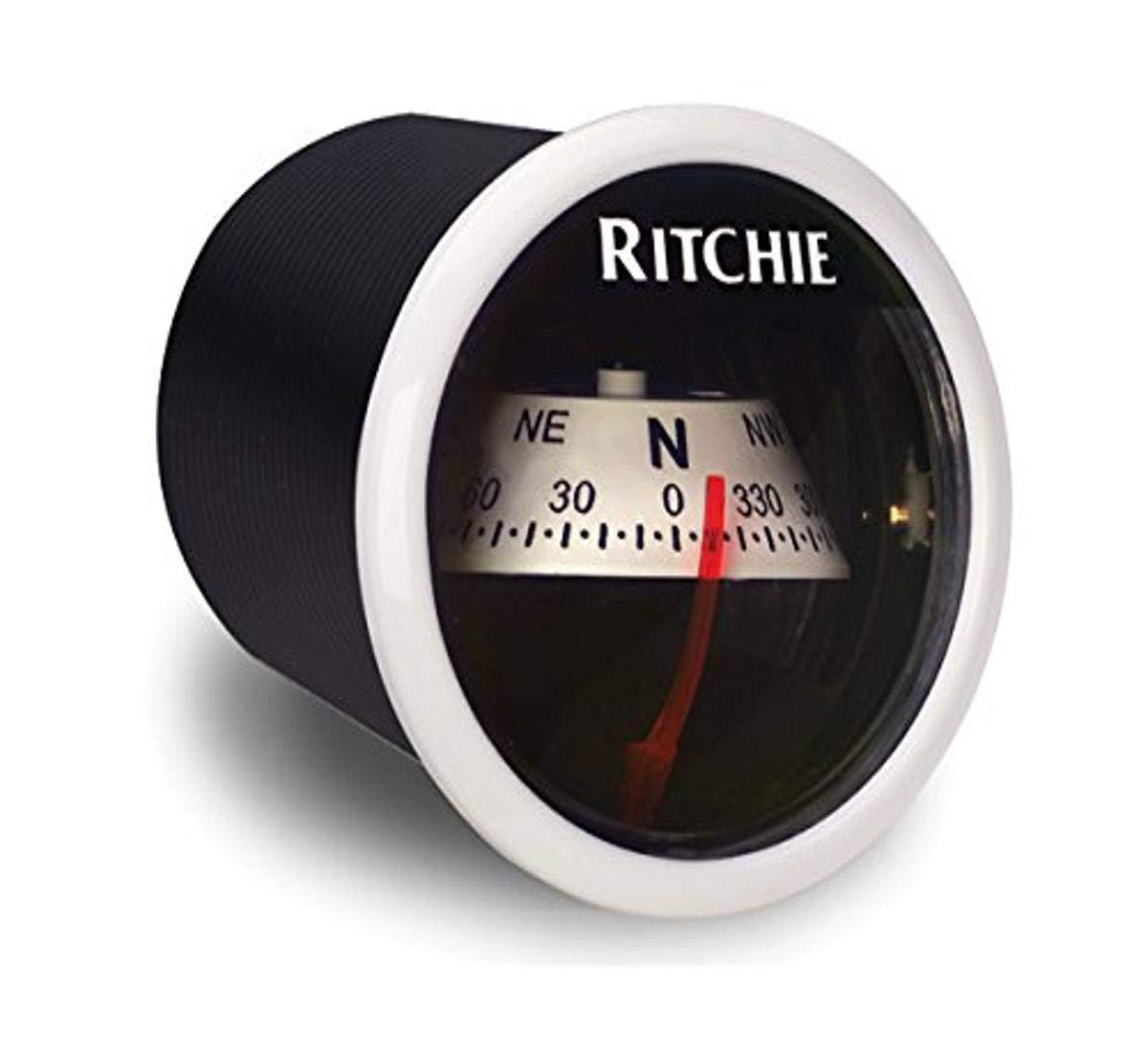 RitchieSport X-21WW Compass - White Housing, 2-inch Dial, Dash Mount ...