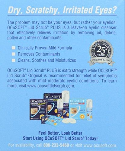 OCuSOFT Lid Scrub Plus Pre-Moistened Pads - 30 Count Pack for Effective ...