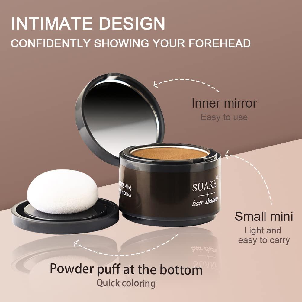 Root Touch Up Hair Shadow Powder 4g (Brown 01#) - Stain-Proof 48 Hour ...