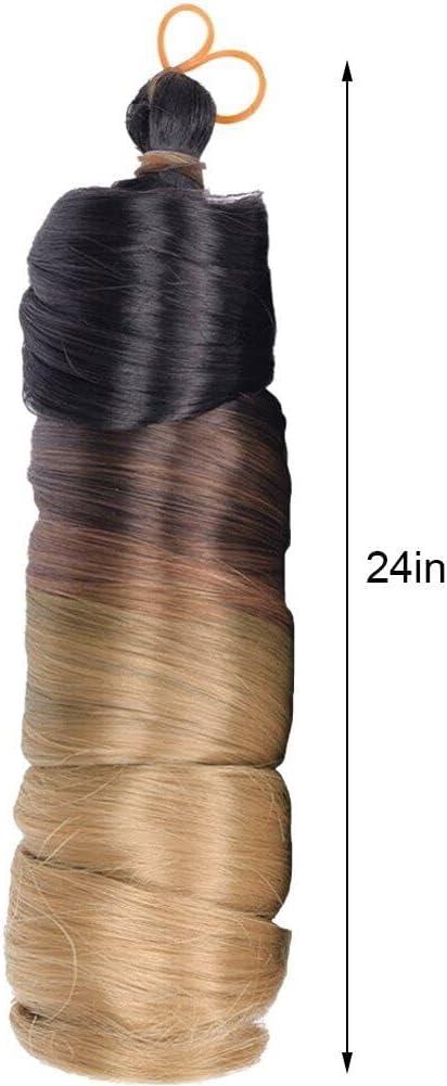 Curly Braiding Hair 24 Inch French Curls Synthetic Hair Extensions Curl ...