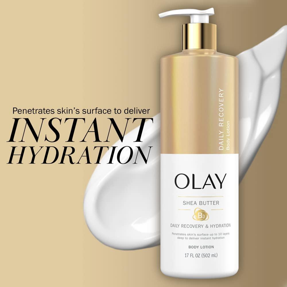 Olay Daily Recovery and Hydration Body Lotion 17oz - Pack of 4 ...