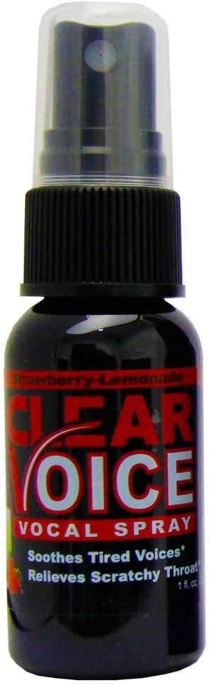 Clear Voice Vocal Spray - Strawberry Lemonade | Soothes Throat for ...