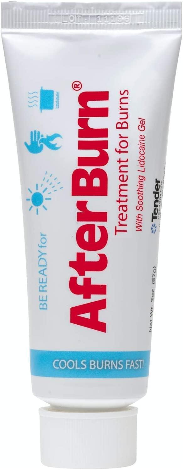 After Burn 2 Oz Tube - Soothing Relief for Sunburn and Minor Burns