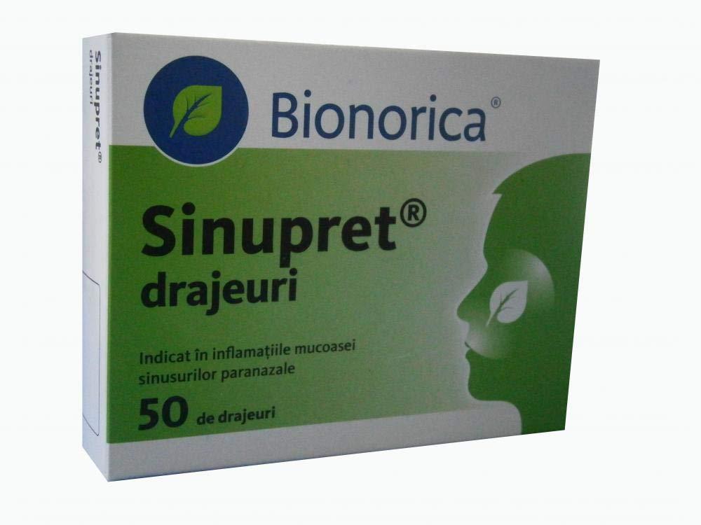 Sinupret Bionorica Sinus Immune Support Adult Strength - 50 Tablets ...