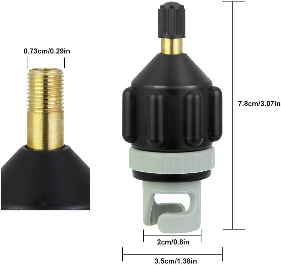 BUZIFU Inflatable Boat SUP Pump Adaptor - Air Valve Adapter for Stand ...