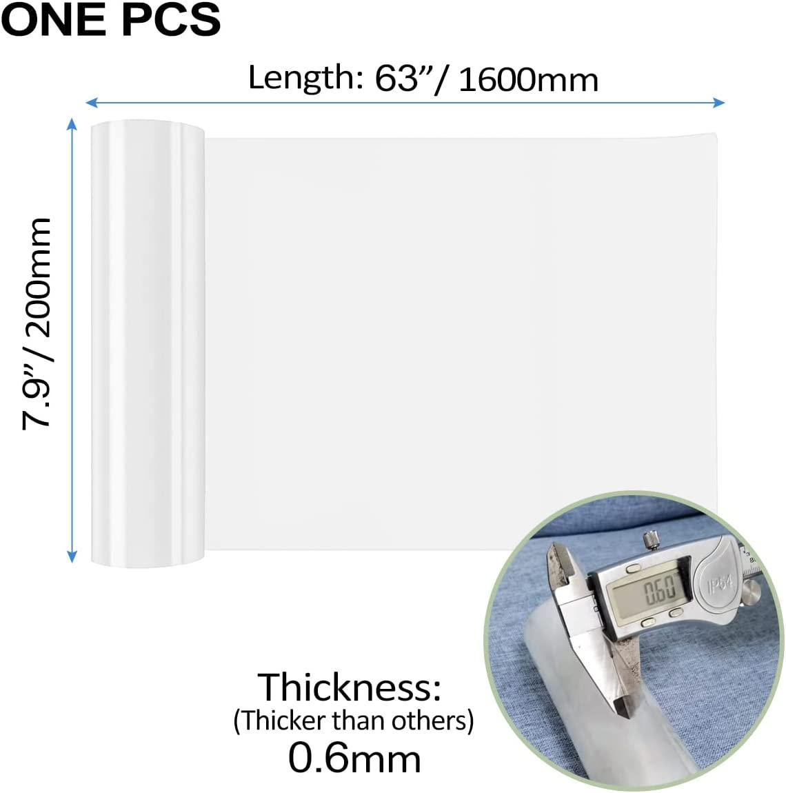 Clear Premium Heavy Duty Door Scratch Protector | Large Vinyl Guard for ...