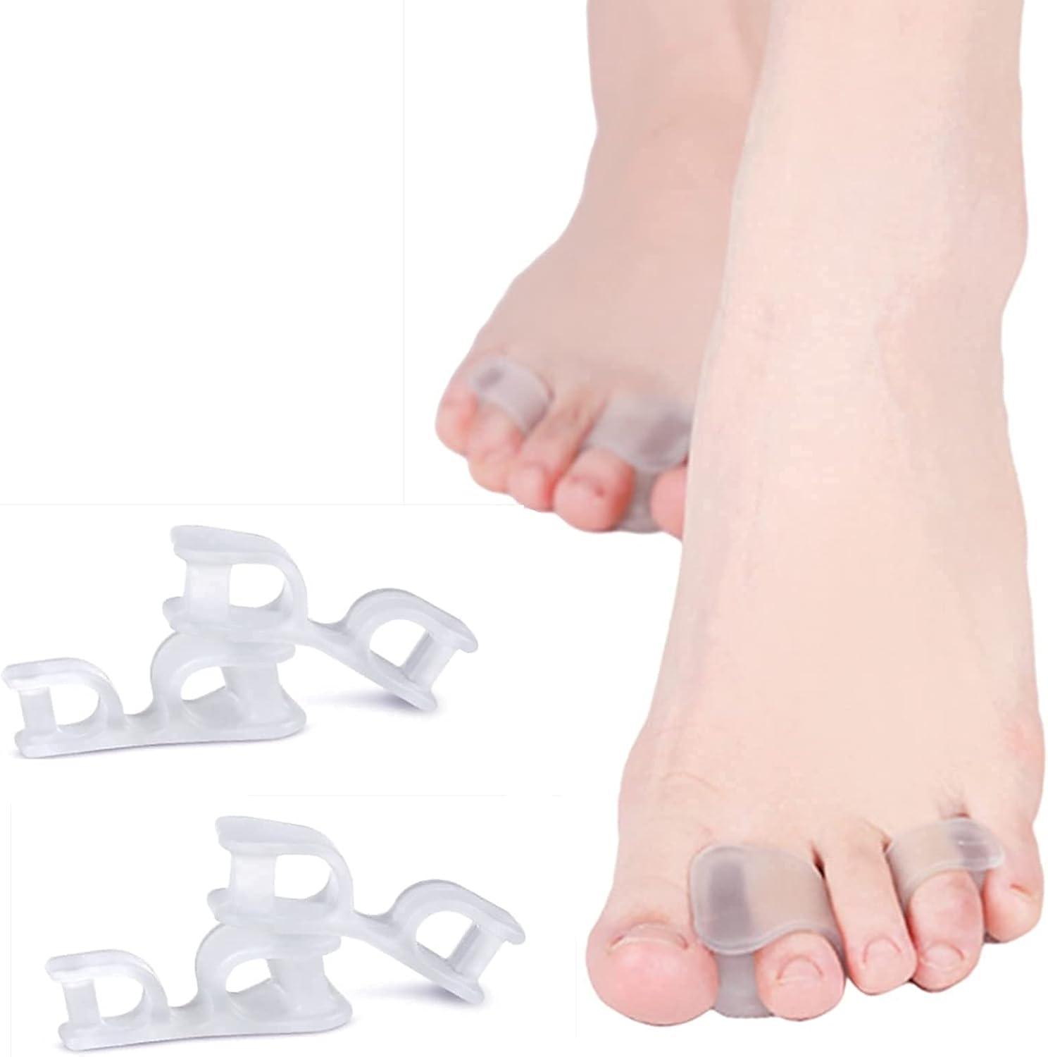 Gel Toe Separators 4-Pack | Correct Hammer Toes & Overlapping Toes ...