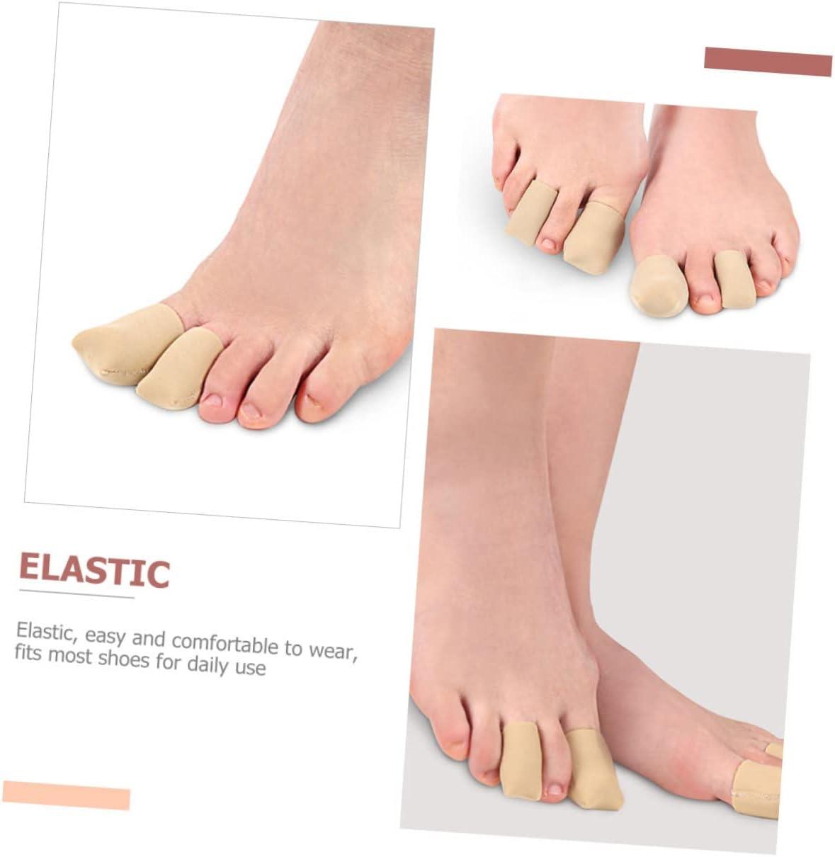 GLEAVI Hand Toe Protector Silicone Gel Sleeve - 2 Pairs, Closed Toe ...