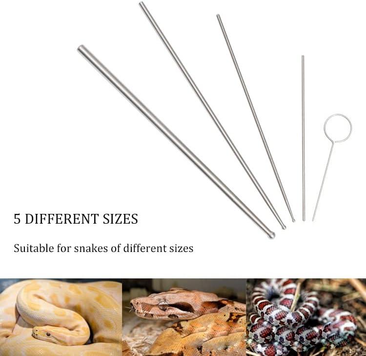 NF Snake Probe Kit Professional 5 Pieces Snake Sexing Probes Stainless ...