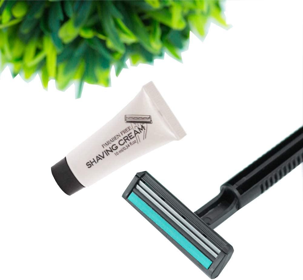ECO Amenities Smooth Shave Disposable Razor with Cream - Individually ...