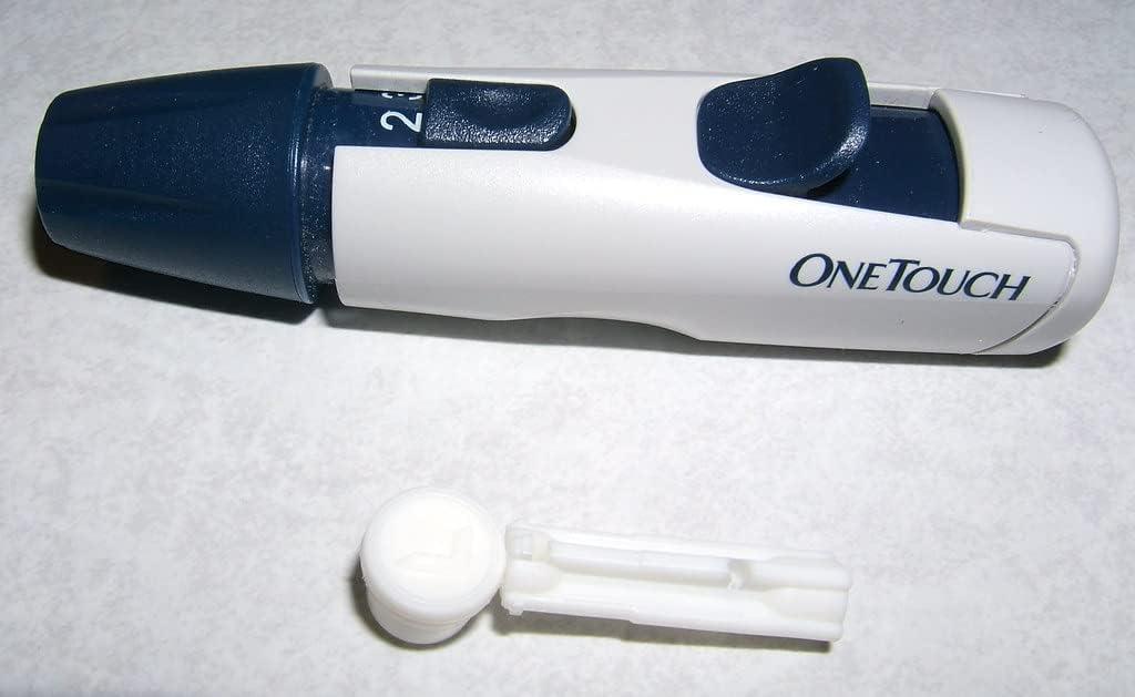 One Touch Ultra Soft Lancing Device with 100 Ultrasoft Lancets - Fast ...