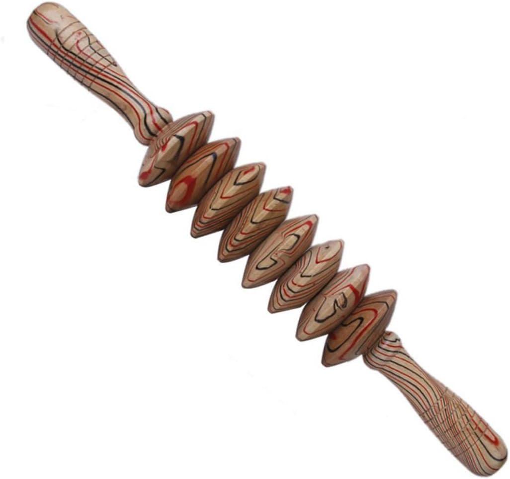 Homsfou Muscle Roller Stick | Neck & Body Massage Tool | Wooden ...