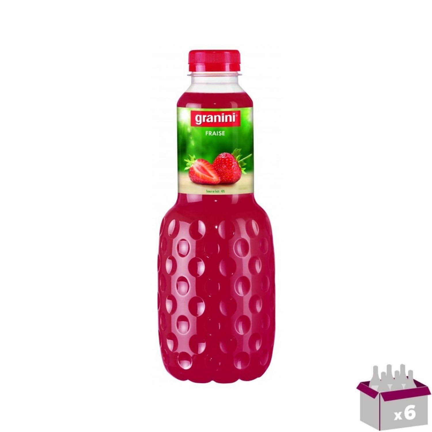 Granini Strawberry Juice - 6x1L | Premium Quality Refreshing Flavor ...