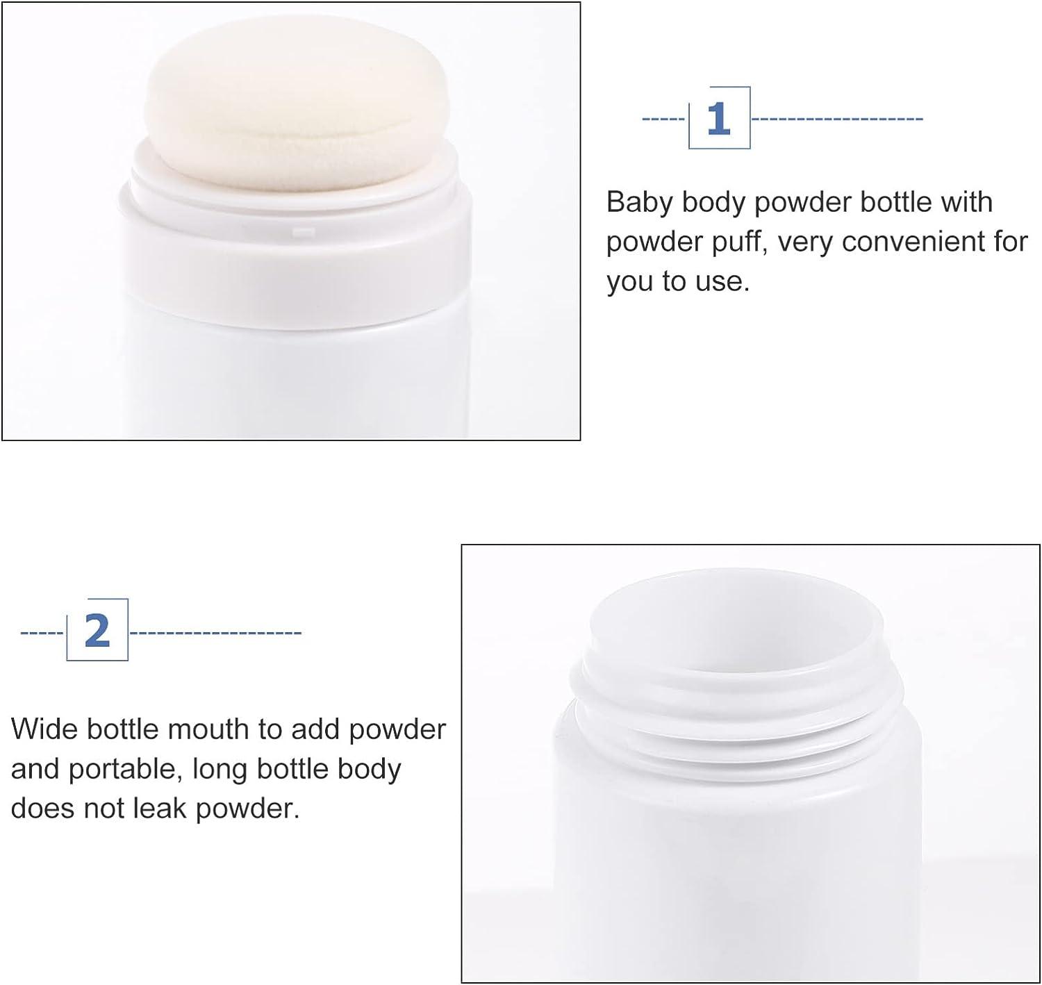FOMIYES Loose Powder Container with Puff | Body & Baby Powder Makeup ...