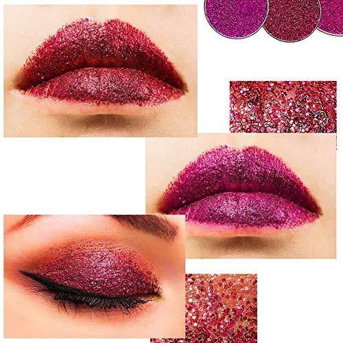 Delanci Glitter Eyeshadow Palette - 24 Highly Pigmented Neon Colors ...