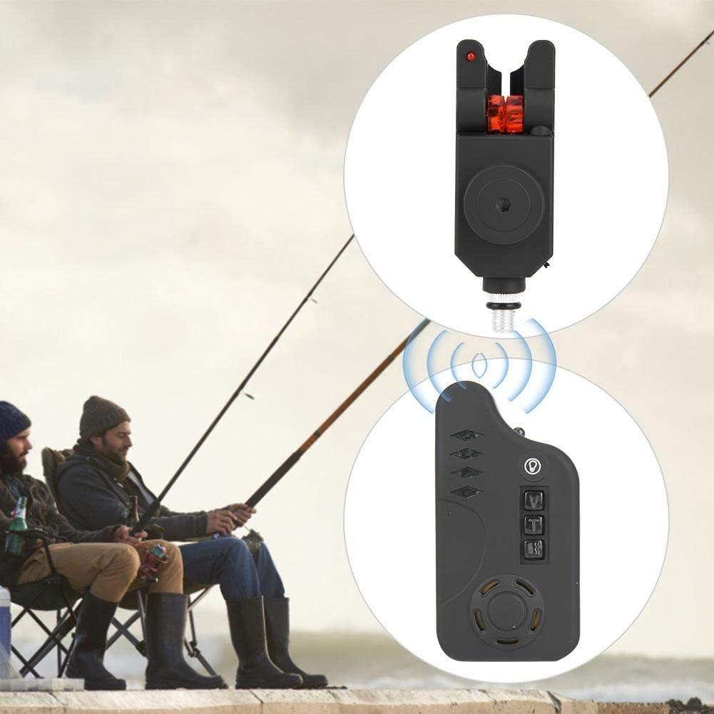 Tihebeyan Carp Fishing Bite Alarm Set - 4 Emitter + 1 Receiver Wireless ...