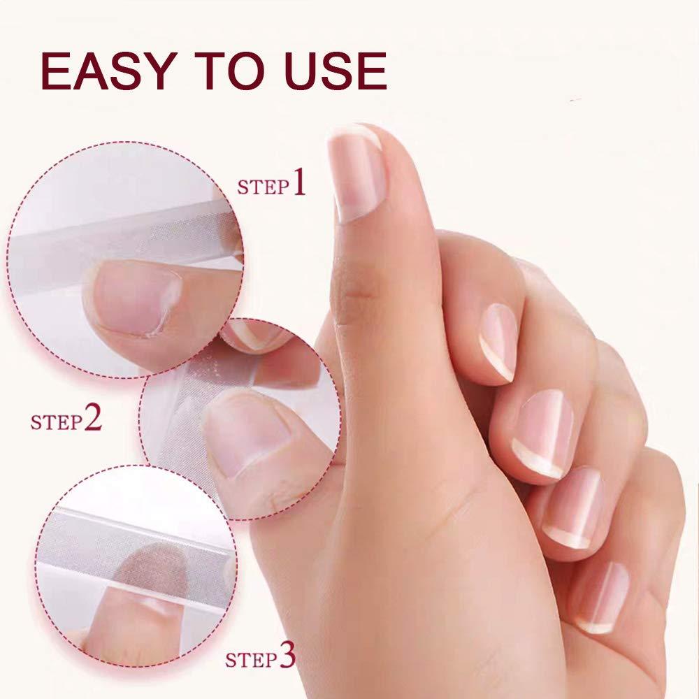 5 Pack Glass Nail Files with Case Crystal Glass Fingernail Files Double ...