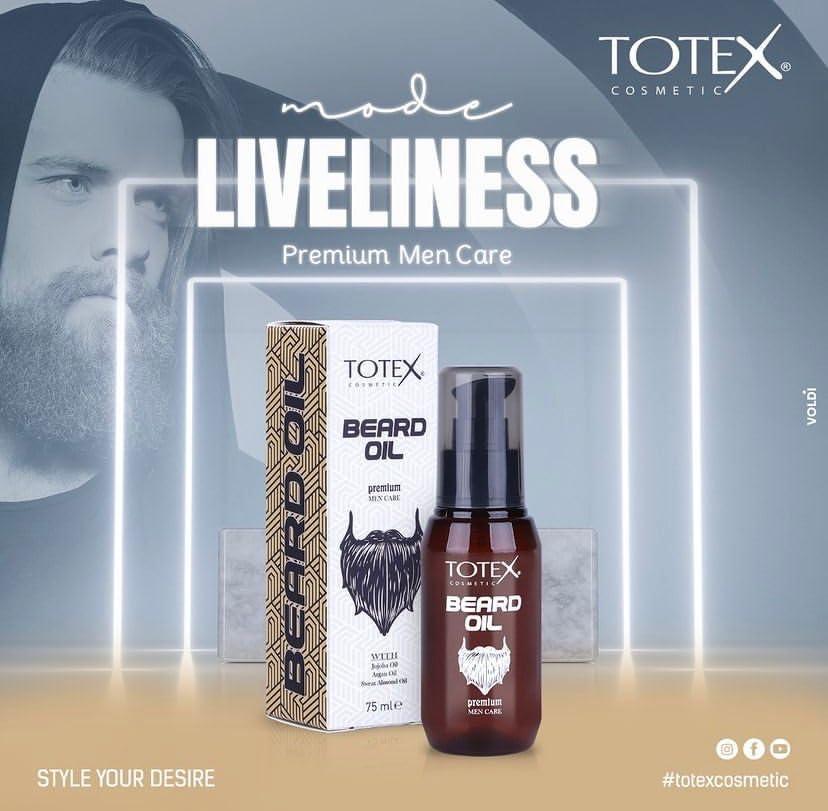Totex Premium Beard & Mustache Serum Oil - Anti-Dandruff Men s Care ...