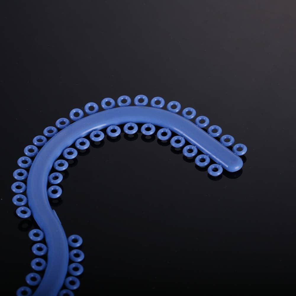 Dental Orthodontic Separator Ties - 700 Blue Elastic Ligature Rings/10 ...