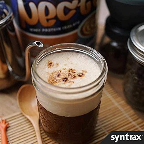 Syntrax Nectar Lattes Caramel Macchiato Grass-Fed Whey Protein Isolate ...