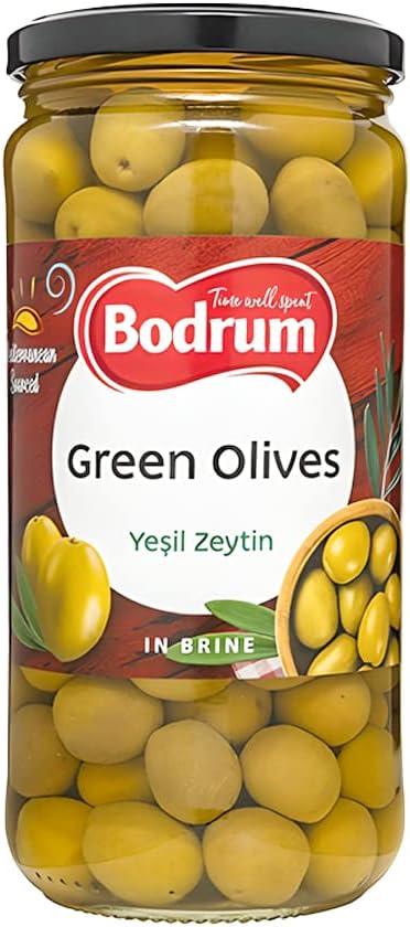 Bodrum Whole Green Olive | Yesil Zeytin |In Brine | Used as a Dressing ...