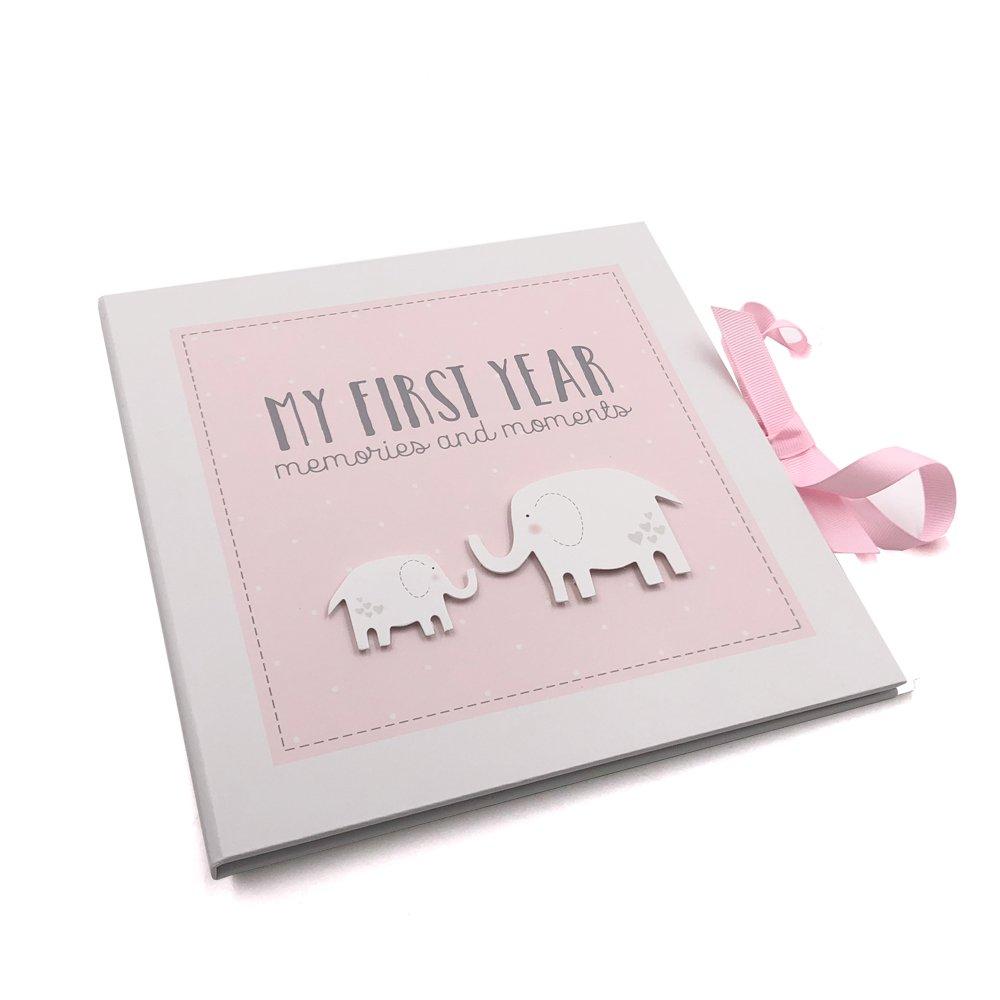My First Year Baby Girl Keepsake Book - UK Gift Store Online | Buy Now ...