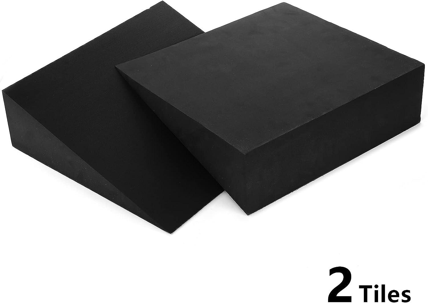 DEAYOU 2 Pack Yoga Foam Wedge Set - 13 EVA Foam Stretch Slant Boards ...