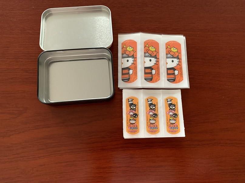 Naruto Children's Plaster Set - 3 Pieces with Metal Storage Box ...