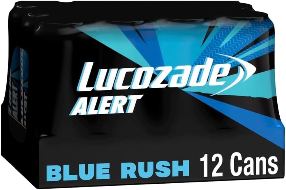 New Alert Blue Rush Energy Drink 24 x 500ml Cans (24 x 500ml Blue Rush ...