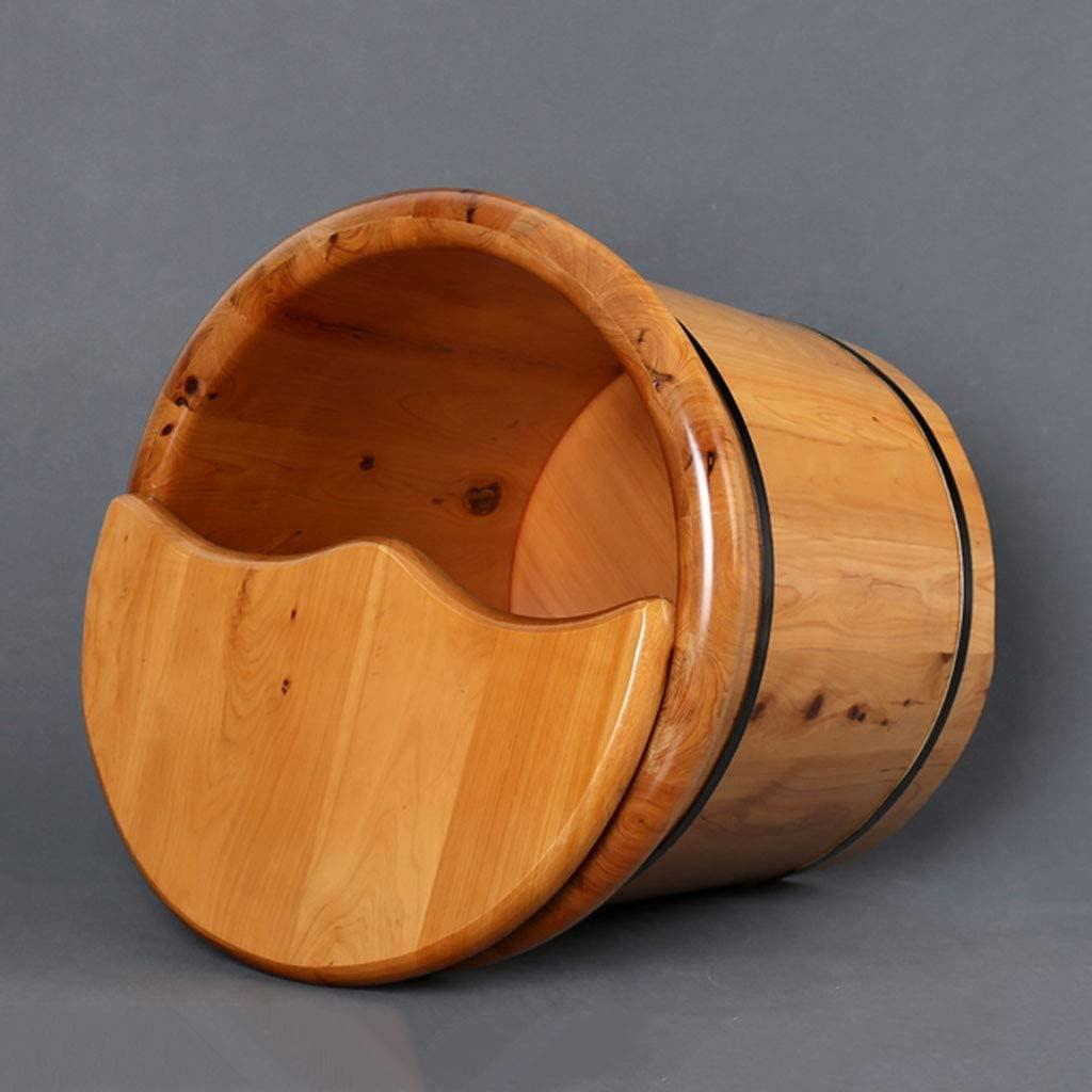 Cypress Wood Spa Bucket with Removable Rollers | Healthy Foot Bath ...