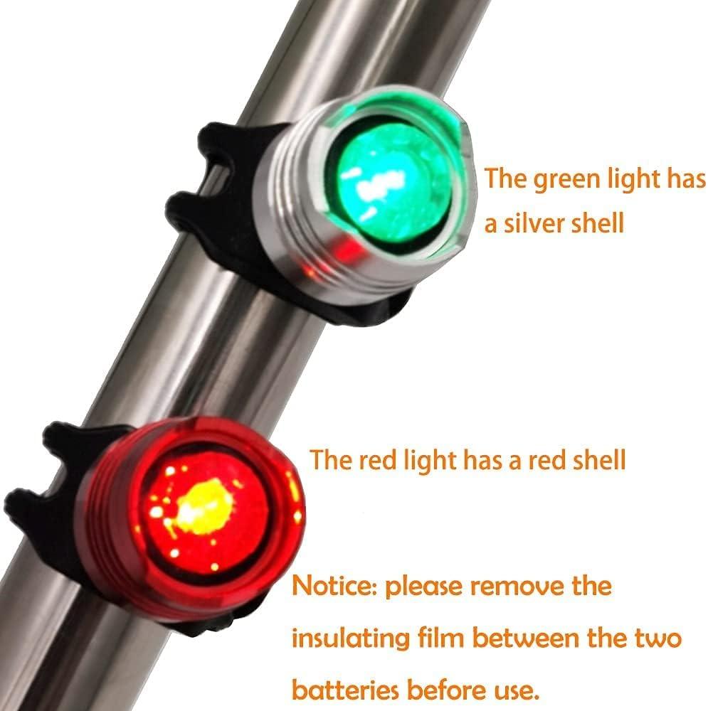 Aluminum Green/Red Marine LED Boating Lights - Bow/Stern Navigation ...