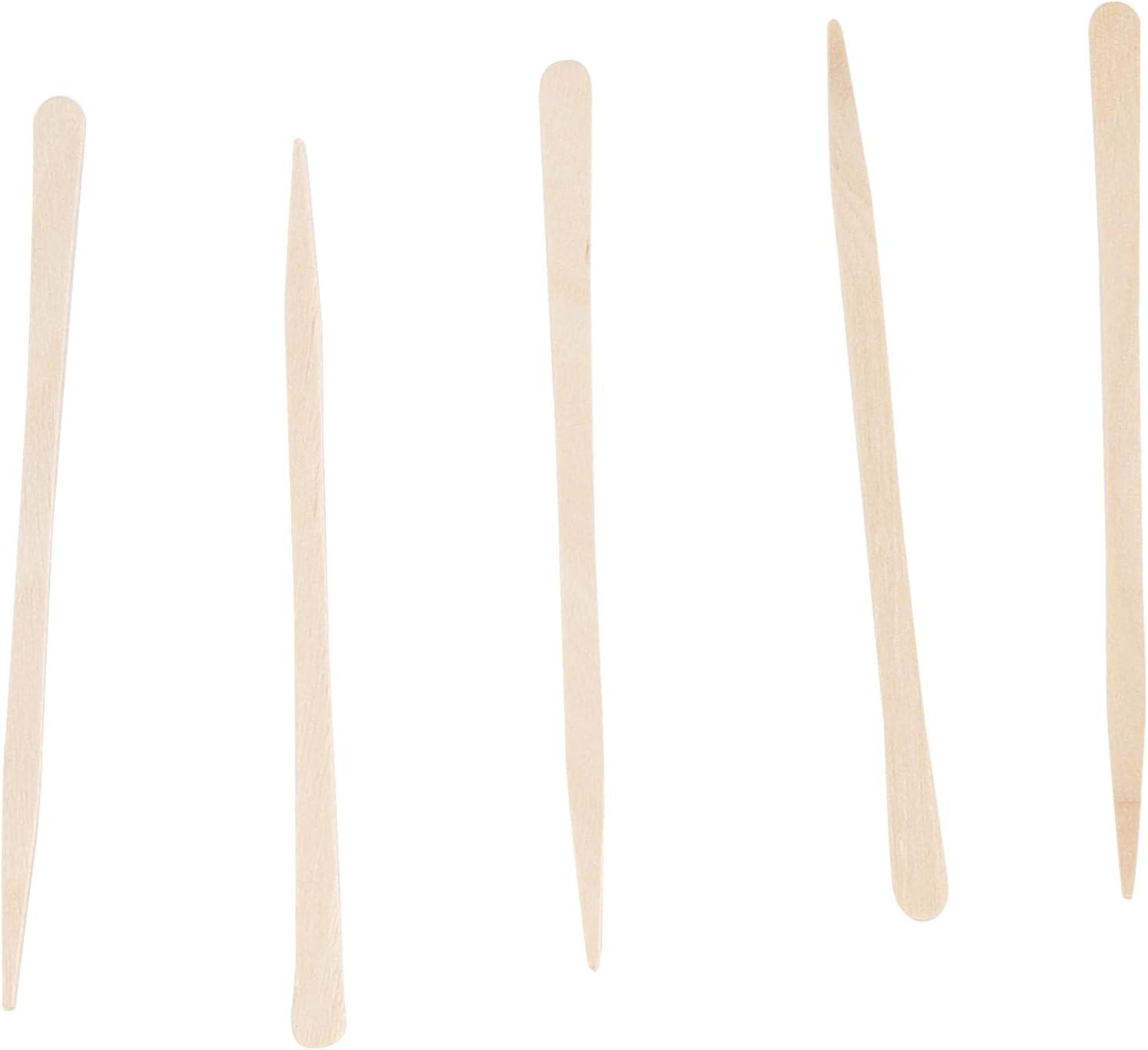 1000 PCS Mini Wooden Waxing Sticks: Small Eyebrow Wax Spatulas for Hair ...