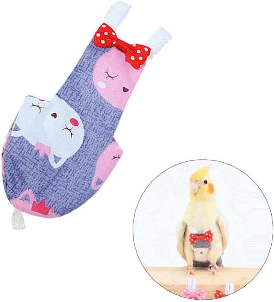 Bird Parrot Diaper Washable Flight Suit Resuable Parrot Nappy Clothes ...