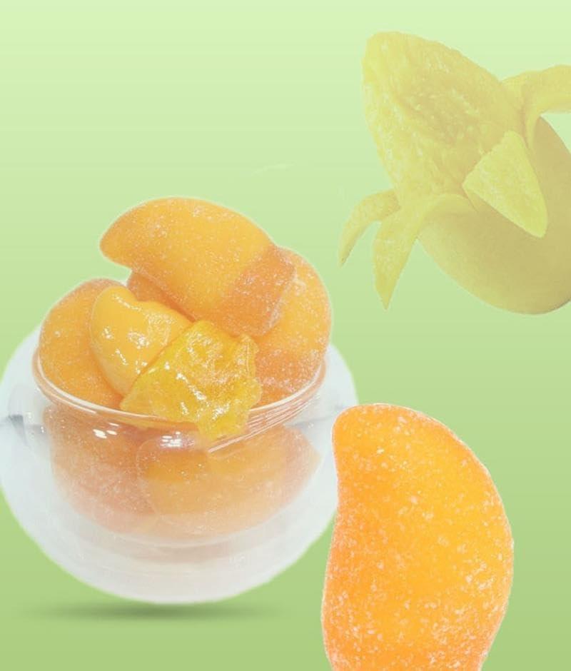 Mango Peelable Candy Mango Soft Candy 50% Juice Content gummy candy ...