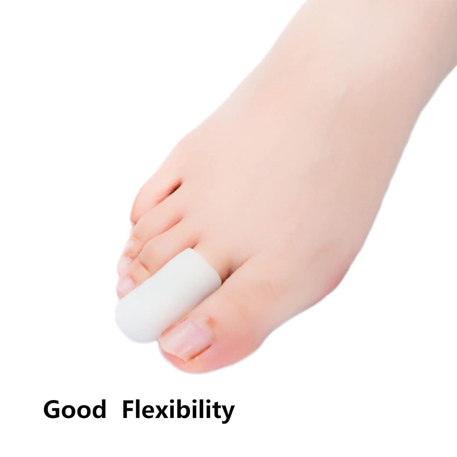 Gel Toe Caps & Protectors - 10 Pack for Pain Relief Corns & Calluses ...