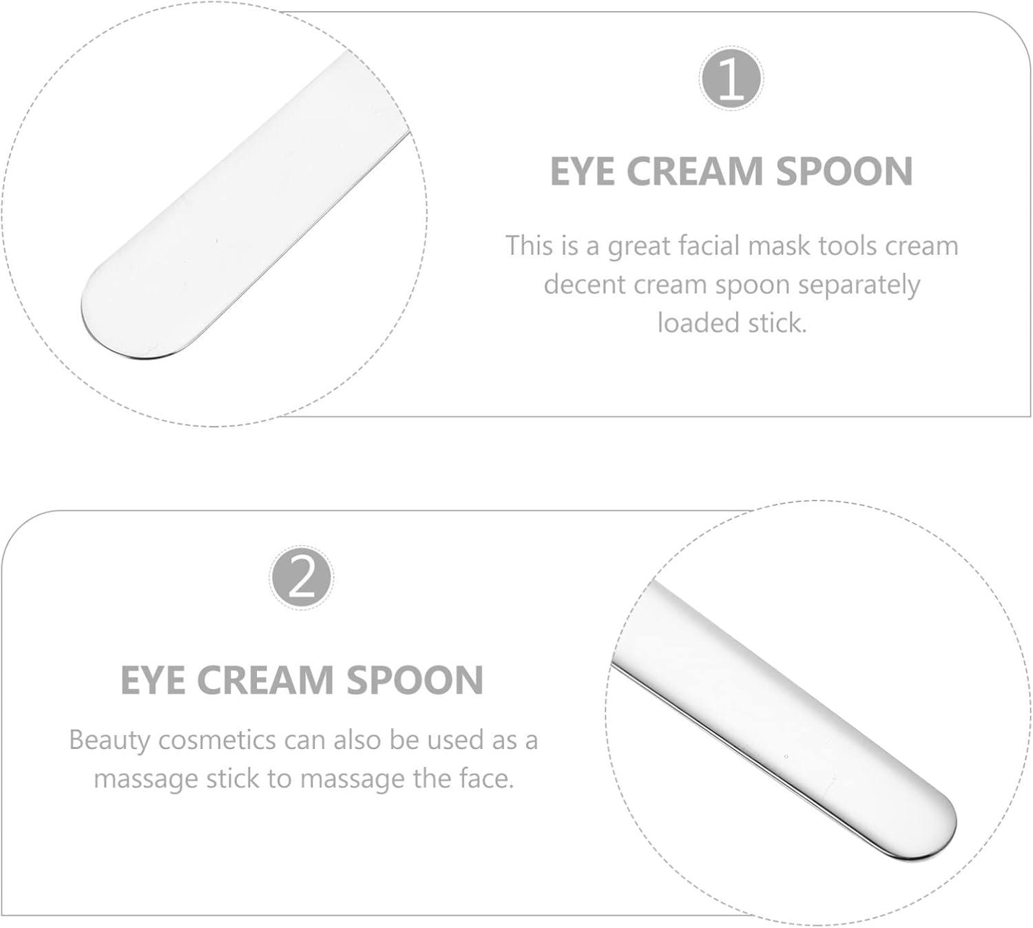Buy Stainless Steel Eye Cream Spoon | Facial Spatulas & Mixing Spoon ...