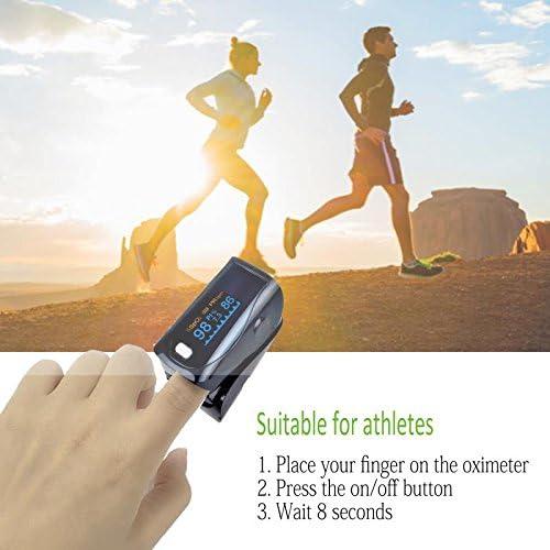 PRCMISEMED Pro Sports & Aviation Pulse Oximeter Finger Monitor with ...